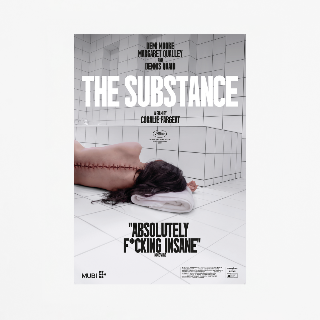 THE SUBSTANCE OFFICIAL POSTER – MUBI SHOP